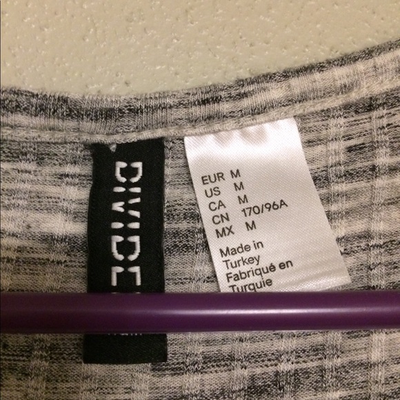 Divided | Tops | Divided Brand Open Sleeve Gray Top | Poshmark